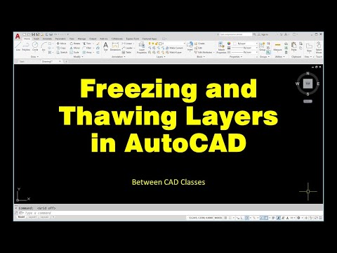 Freezing and Thawing Layers in AutoCAD