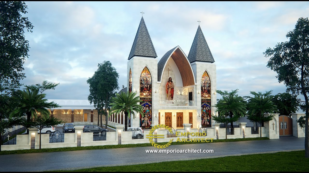 Desain Gereja Modern 1 Lantai Capela Curacao De Jesus di Timor Leste
