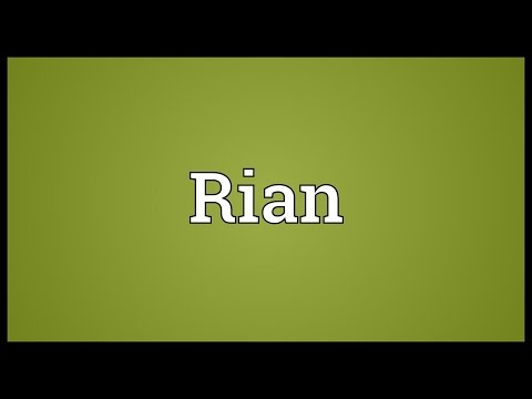 Rian Meaning