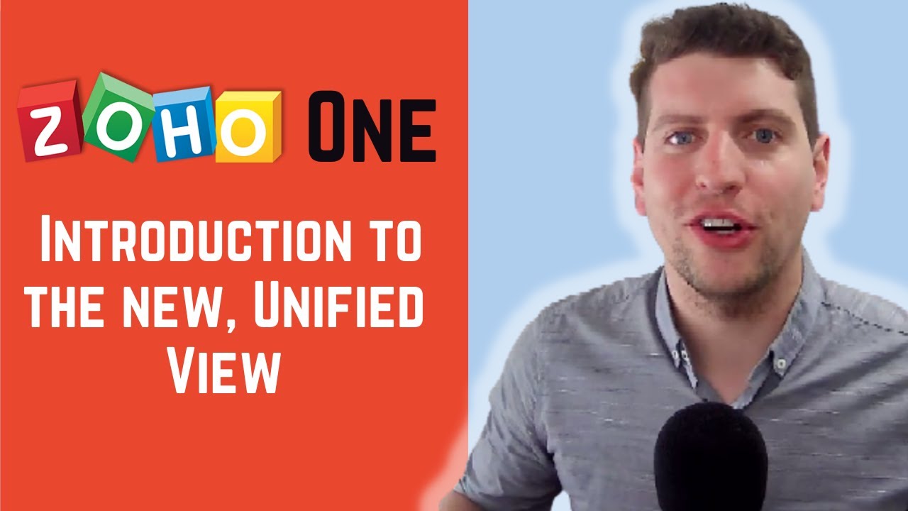 Zoho One - Introduction to the New, Unified View