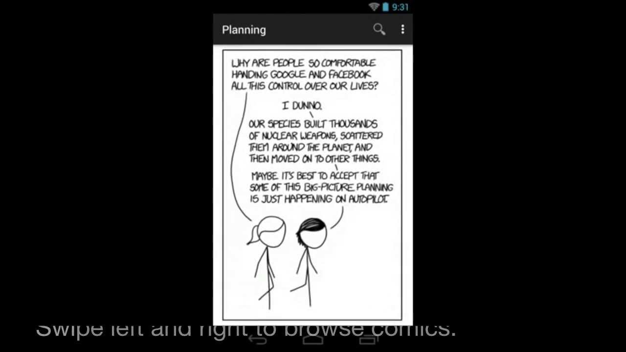 XkcdPortal, the sleekest xkcd comic browser.