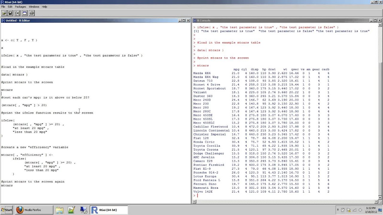20 how to use the ifelse function in r
