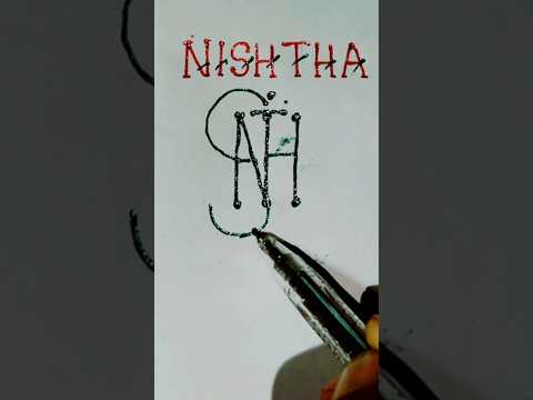 nishtha name ka brand logo// nishtha name ka logo//. #instagramshorts #shortsfeed #shortsyoutube