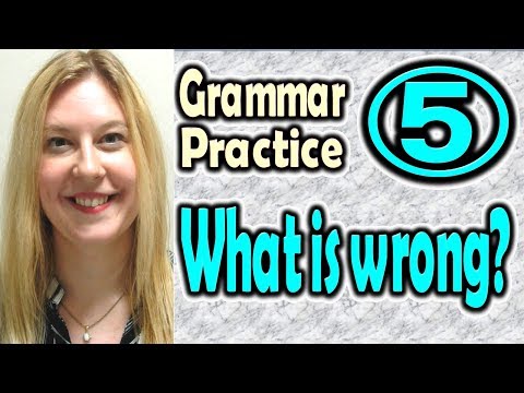 What is wrong? (5) (Grammar Practice) [ ForB English Lesson ]