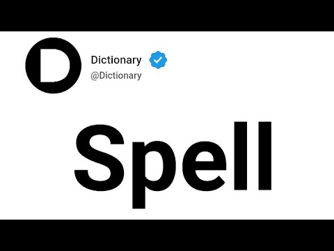 Spell Meaning In English