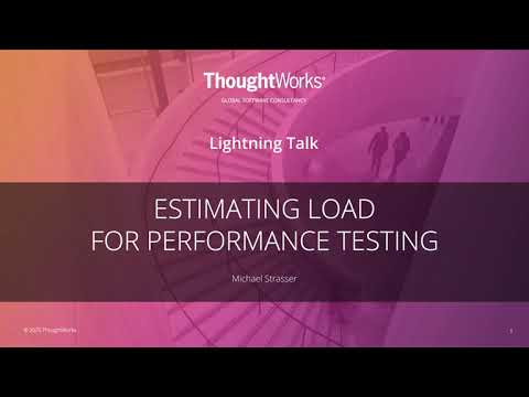 Estimating Load For Performance Testing