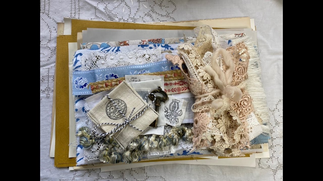 Etsy update | large mixed media junk journal kit