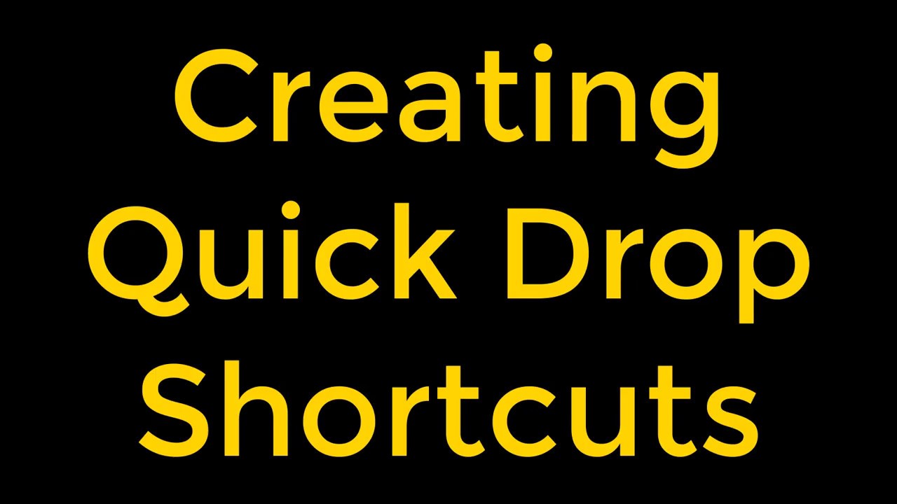 Quick Drop Configurations - LabVIEW