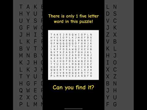 5 letter Word search! #wordsearch #wordsearchpuzzles #fypage #fyp
