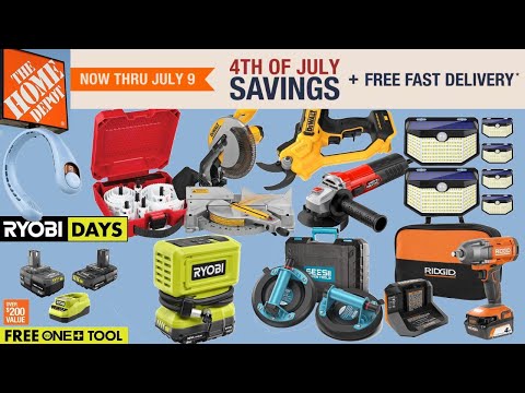 Home Depot 4th Of July Tool Deals!