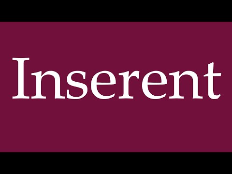 How to Pronounce ''Inserent'' (Advertiser) Correctly in German