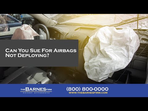 Can You Sue For Airbags Not Deploying? | The Barnes Firm Injury Attorneys