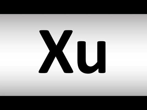 How to Pronounce Xu