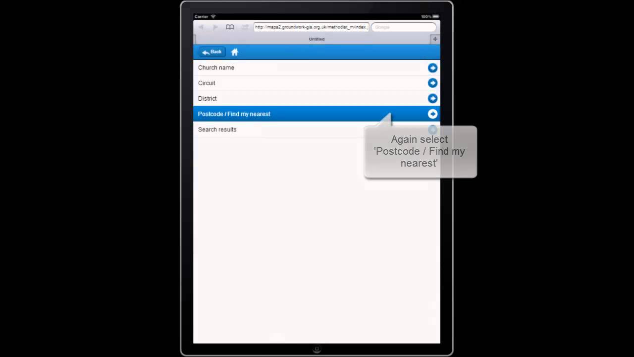 Search by postcode, placename, location