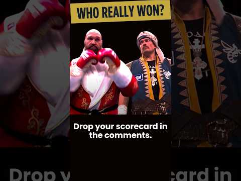 Decide Who REALLY Won Fury vs Usyk 2 Boxing Match Using ONLY these Stills #furyvsusyk #tysonfury