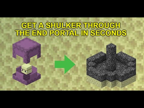 How to Get a Shulker Through The End Portal in SECONDS