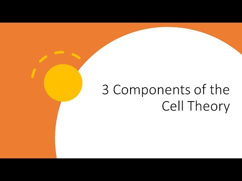 SC.6.L.14.2 - 3 Components of the Cell Theory