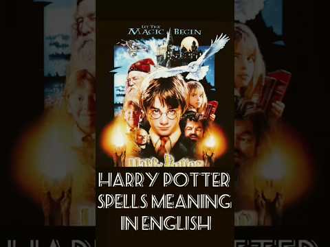 Harry Potter spells meaning in English || #shorts #harrypotter