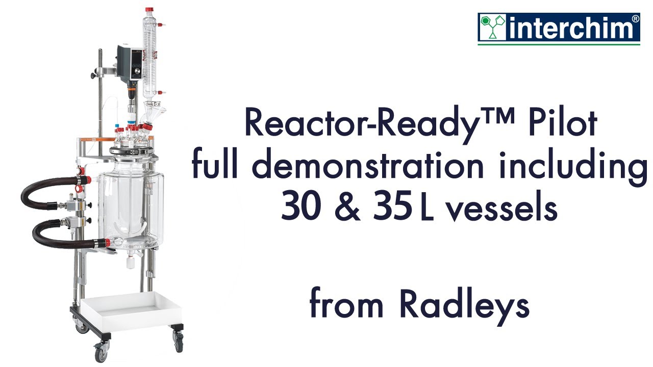Reactor Ready™ Pilot – Pilot scale jacketed lab reactor system with interchangeable glass vessels IT