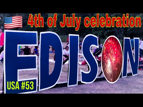 4th OF JULY 2022 CELEBRATION 4K | EDISON NEW JERSEY | MY USA 🇺🇸 TRAVEL VLOG