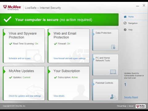 McAfee 2015 Tutorial, Guide, And Overview
