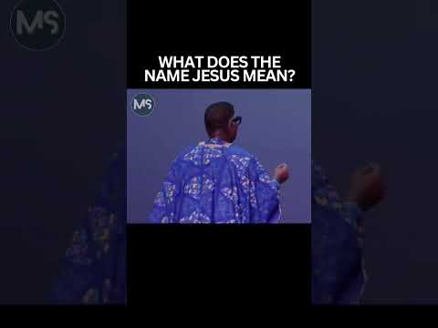 What does the name Jesus mean? #macariusstudios #mensaotabil