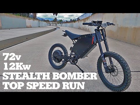 72v 12000w Stealth Bomber Walk-around + Top Speed Run