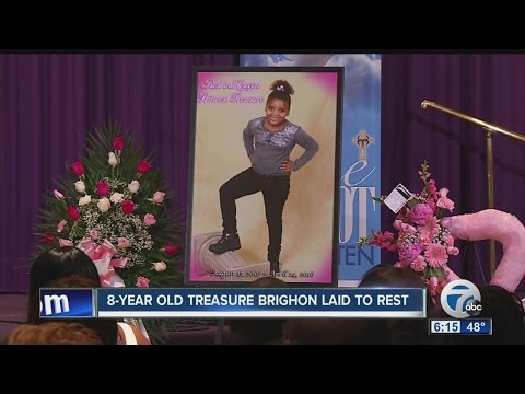 8-Year old Treasure Brighon laid to rest