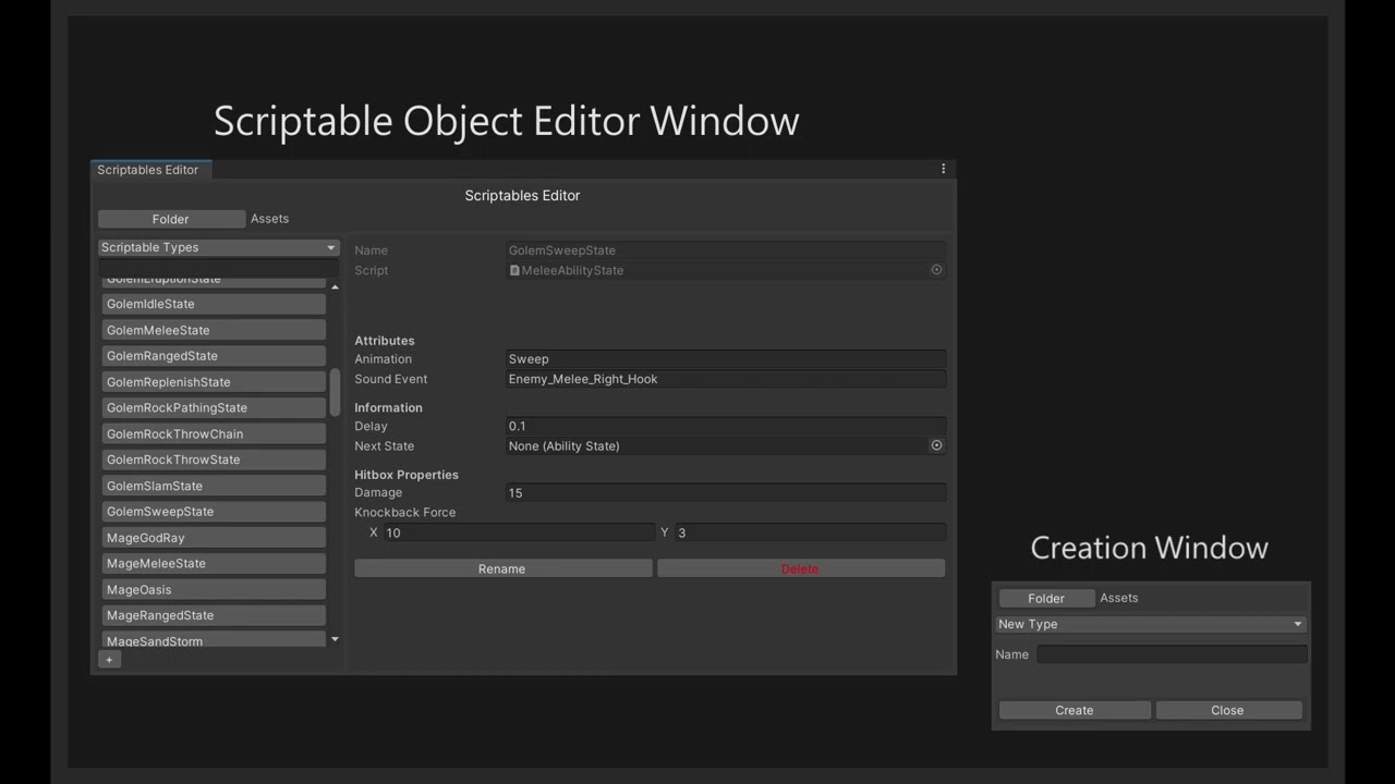 Scriptable Object Editor - Unity Asset Tool