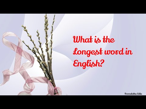 What is the Longest word in English?