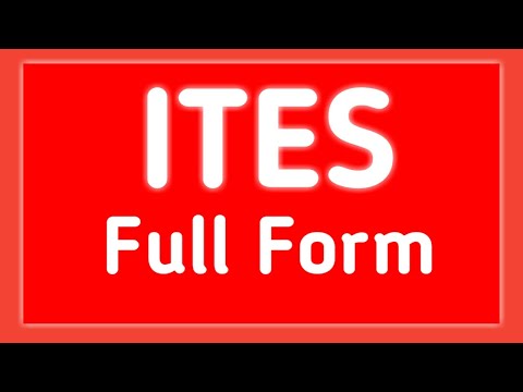 What is the full form of ITES?