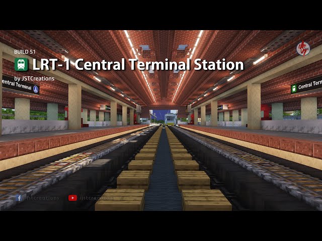 LRT Line 1 Central Terminal Station in Minecraft Philippines by ...