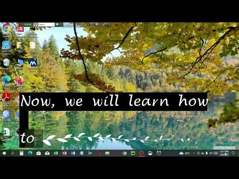 Some basic things of computer.
