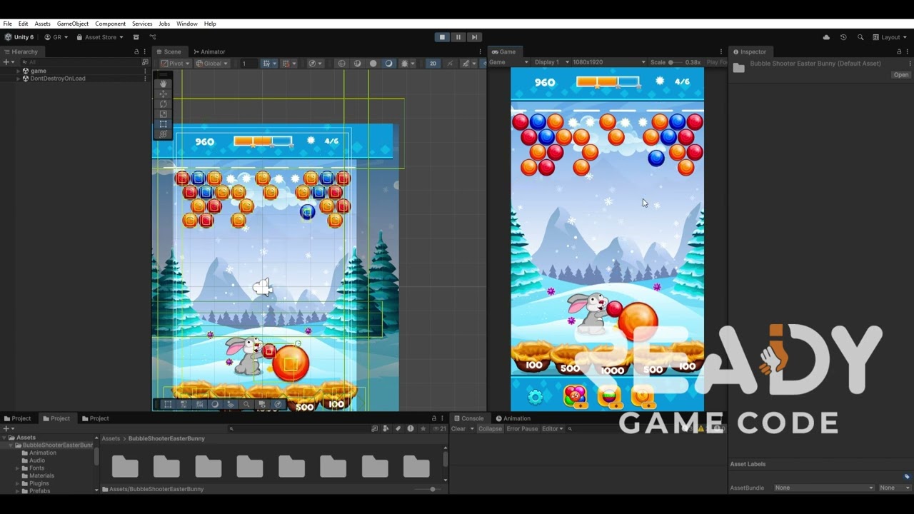 Bubble Shooter – Unity Full Game Source Code