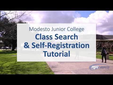 MJC Class Search & Self-Registration Tutorial