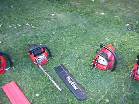 Dolmar chainsaws idling (MOV04096)