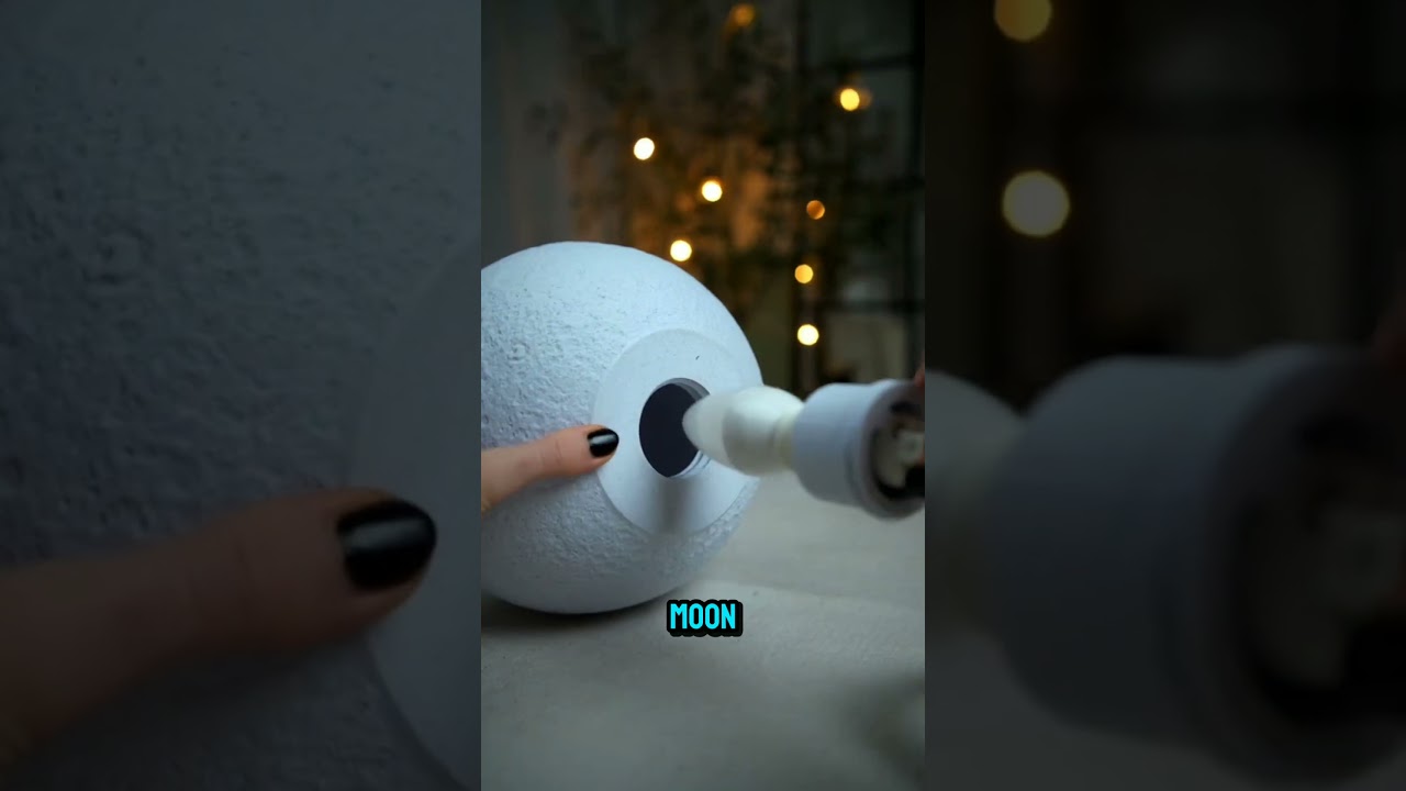 Stunning Moon Lamp with 3D printing.
