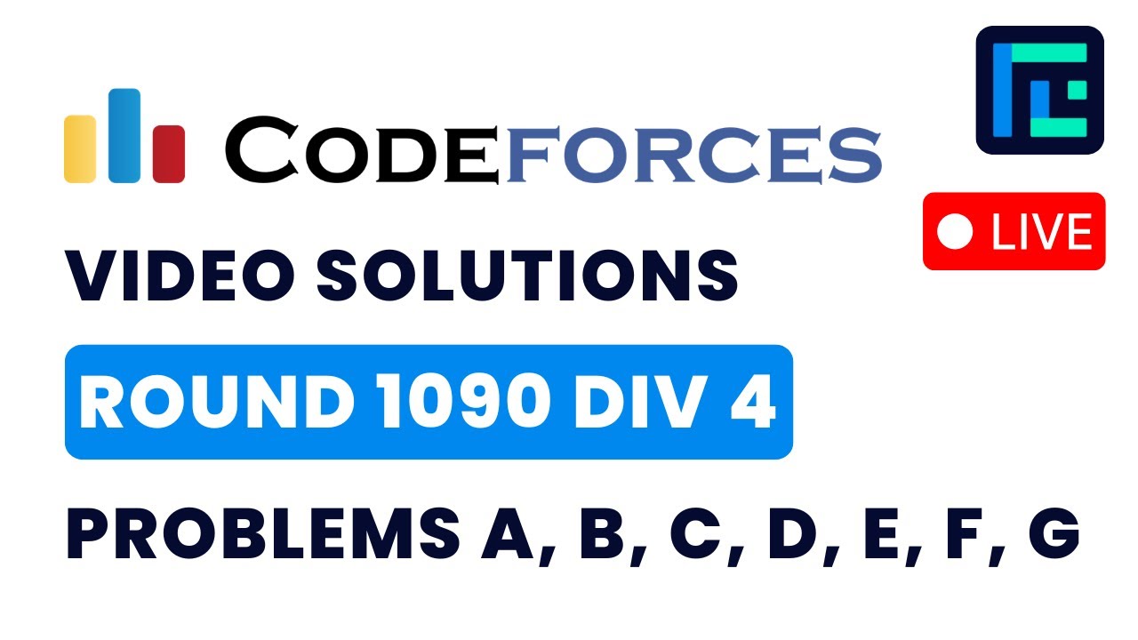 Codeforces Round 1090 (Div 4) | Video Solutions - A to E | by Devansh Khandelwal | TLE Eliminators