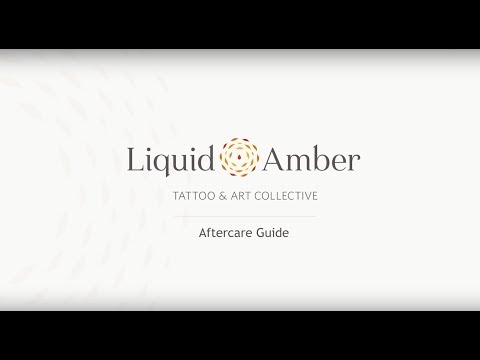 Liquid Amber Tattoo & Art Collective Aftercare Guide