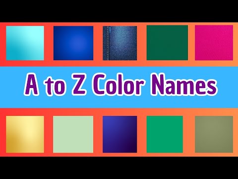 A to Z Color Names A to Z Clothes | Learn Clothing Names for Kids | Cambridge UKG & Primary