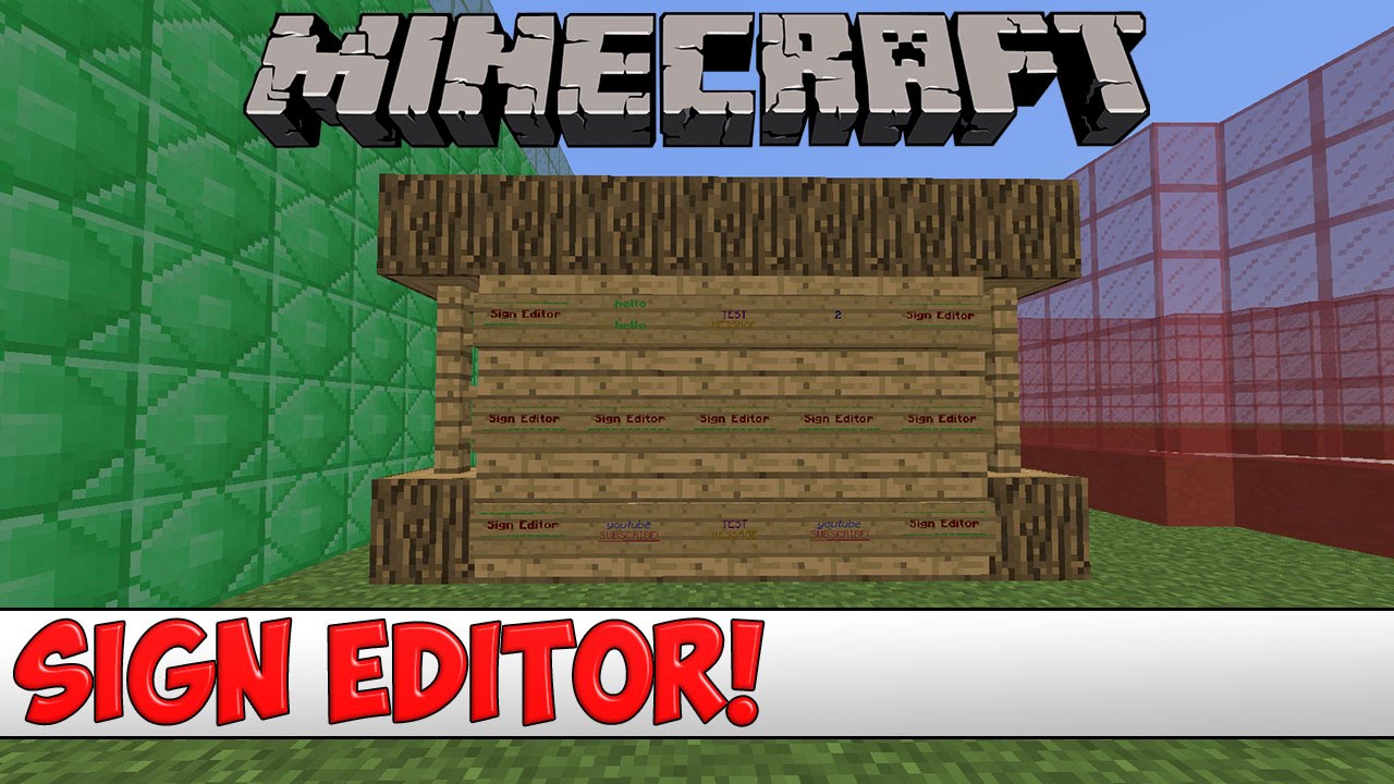 Minecraft Plugin Tutorial - Sign Editor