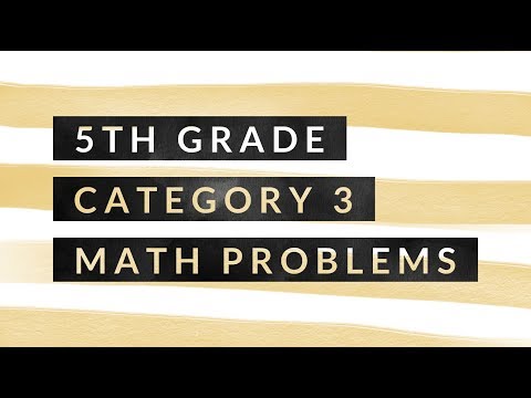 5th grade STAAR 2018 - Math Problems - Category 3 - Part 1 - Exercises 4, 9, 11