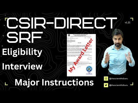 Everything about CSIR-Direct SRF 2023 II Imp Instruction that may lead to Rejection of PhD proposal