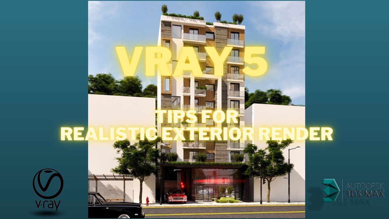 Vray 5 exterior render setup tutorial | Quick Settings