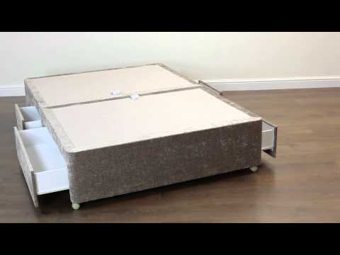 Clayton Divan Base - Double - 4 Drawers - Sweet Dreams