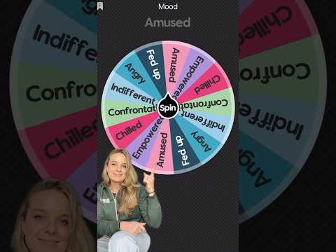 Writing a song with random words from a spinning wheel 🪩