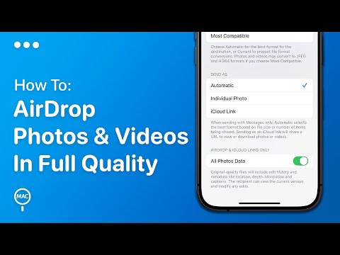 How To: AirDrop Photos & Videos In Full Quality - (Easy Guide)