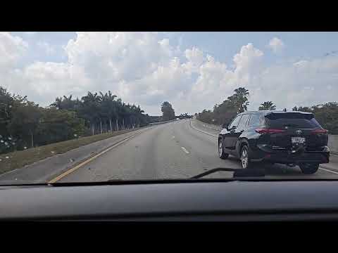 Driving to Miami from Fort Lauderdale airport ❤️
