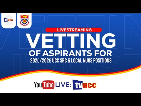 TVUCC LIVE STREAMING: VETTING OF ASPIRANTS FOR 2025 / 2026 UCC SRC AND LOCAL NUGS POSITIONS