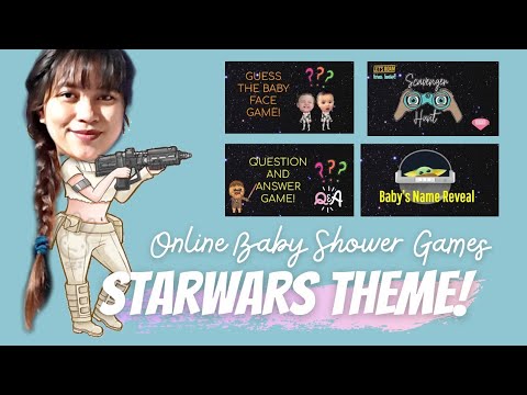 Online Baby Shower Game Ideas | Slides Presentation | Starwars theme